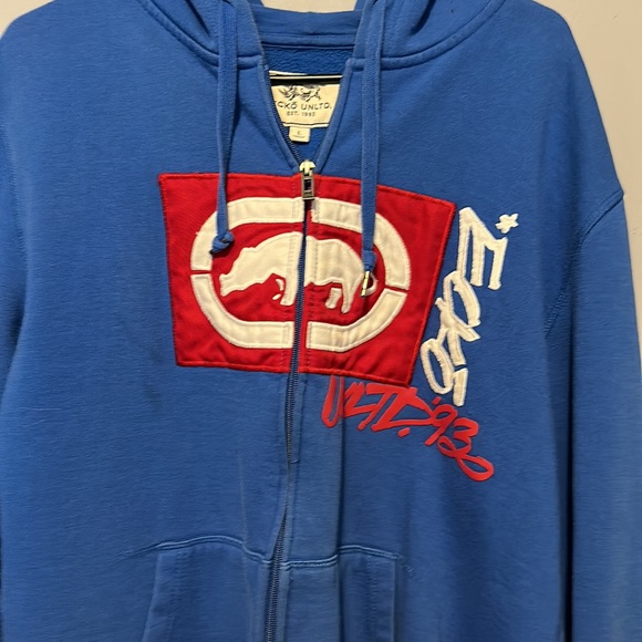 Ecko Unlimited | Jackets & Coats | Mens Blue Zip Up Hoodie Ecko | Poshmark